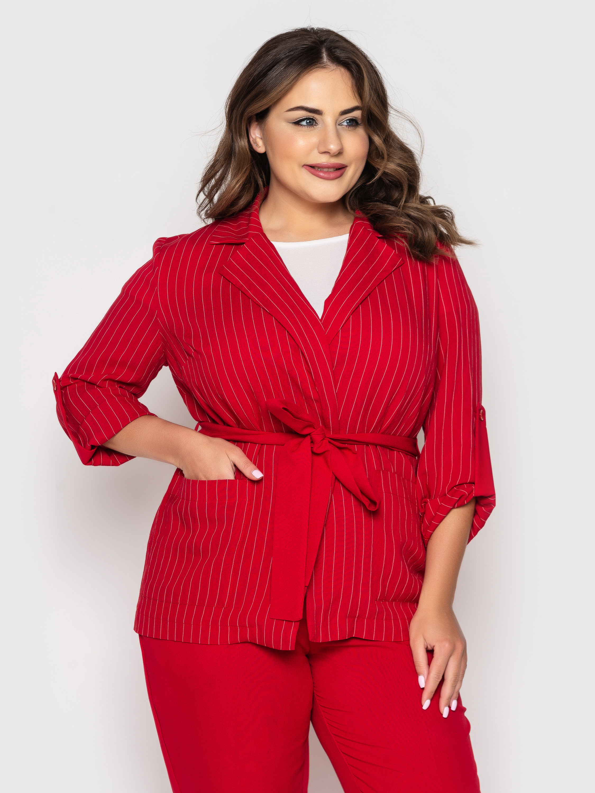Купити Піджак Luzana літній Дастін Червоний 56 XXXXL KP, код: 7913795 ...