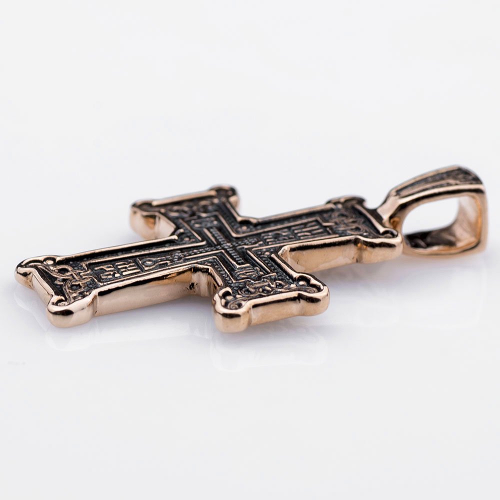 Золотий православний хрест Голгофа п02655 Онікс SB, код: 6736525 (ID ...